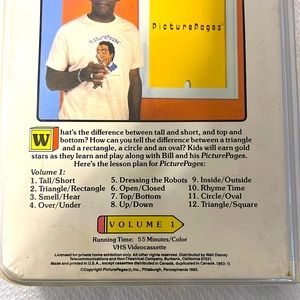 Disney | Other | Bill Cosbys Picture Pages Walt Disney Home Video Vhs ...